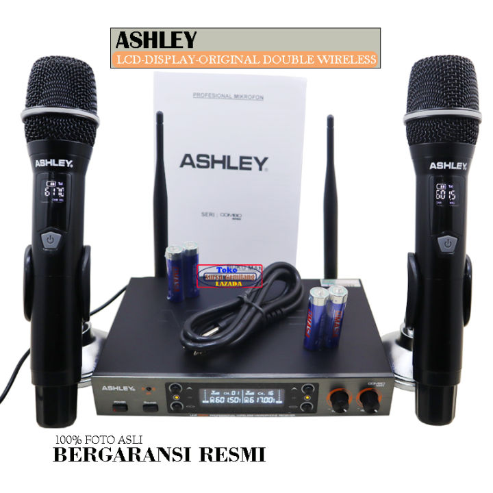 Mic Wireless Ashley Combo Series Microphone Werles 2 Handle Mikrofon ...