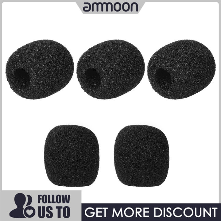 [ammoon]Mini Microphone Windscreens Mic Foam Covers for Lapel Headset ...