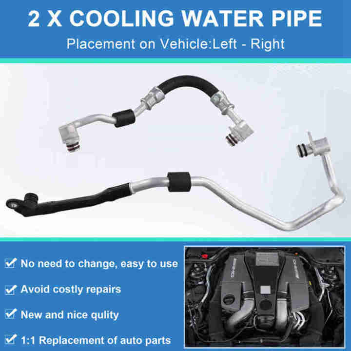 Car Turbocharger Left Right Cooling Water Pipe A2782000800 A2782000900 ...