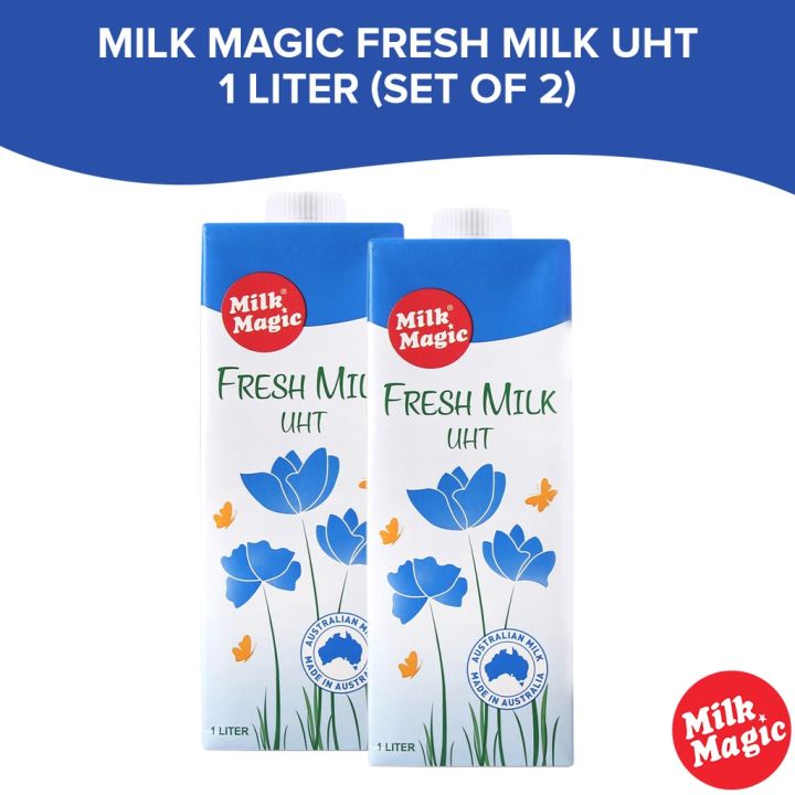 Milk Magic Fresh Milk UHT 1 Liter (Set of 2) | Lazada PH
