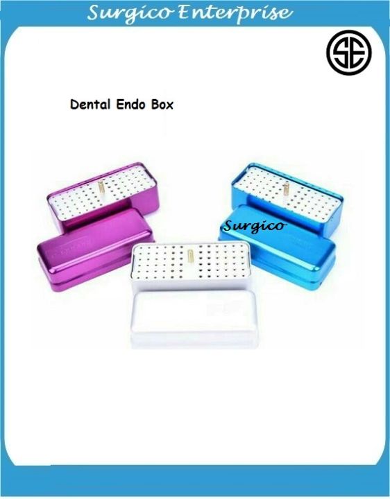 Endo Box 72 Hole Autoclave Sterilizer Case Dental Aluminium Endo Files ...