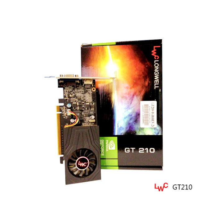 VGA GT210 1GB DDR3 (Rev.2) การ์ดจอ LWC(Longwell) | Lazada.co.th