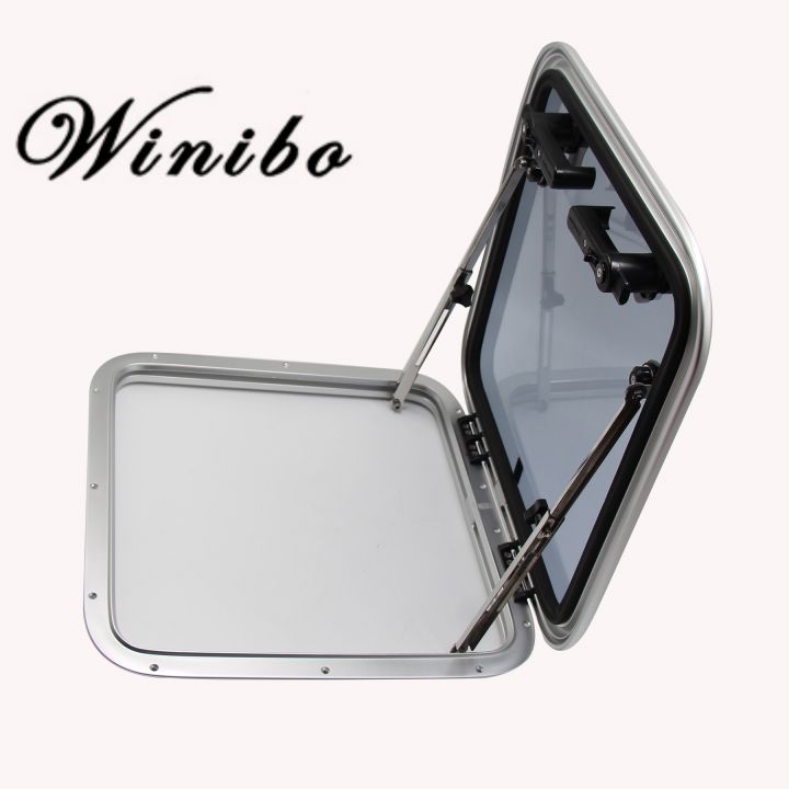 Winibo Large Marine Anodized Aluminum Square Hatch Porthole With ...