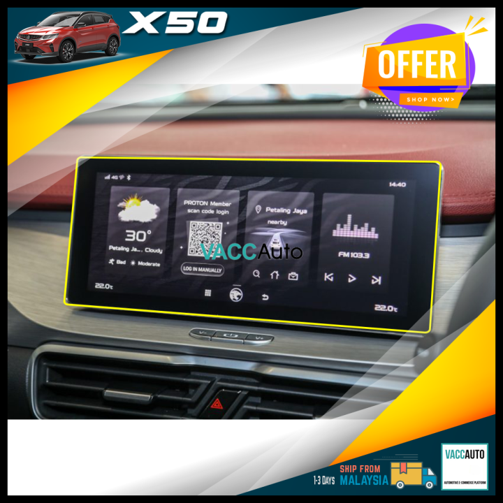 Proton X50 Head Unit Screen Center Console Multimedia Player ...