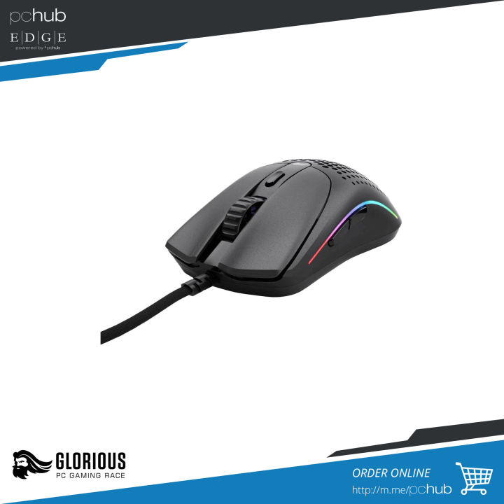 PChub | Glorious Model O2 Wired, gaming mouse, matte black | Lazada PH