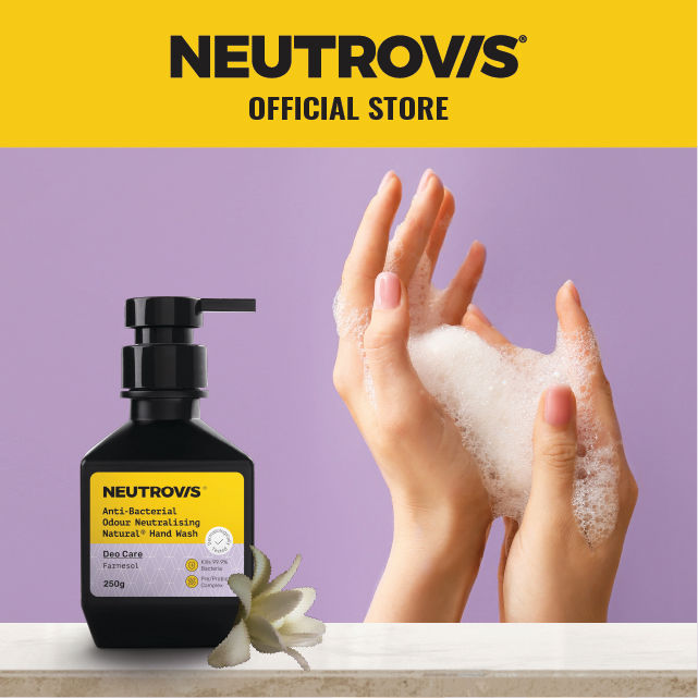 Neutrovis Anti-Bacterial Odour Neutralising Natural Hand Wash 250g ...