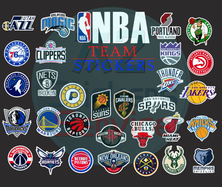 NBA Team 2k24 Stickers - Laminated | Lazada PH