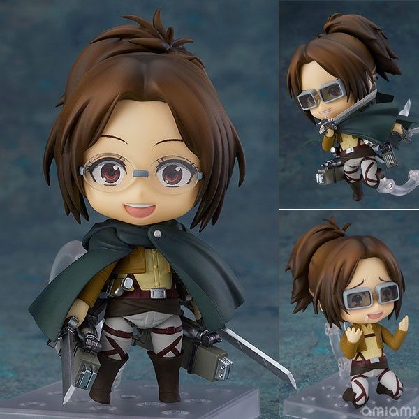 GSC Nendoroid #1123 Attack on Titan Hange Zoe (Hanji) Face Changeable ...
