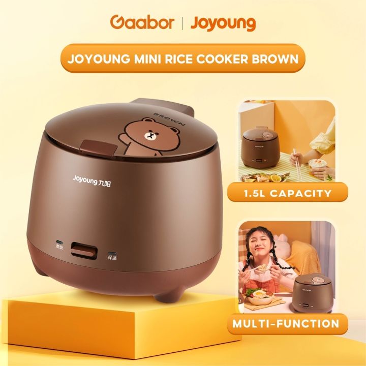 GAABOR x Joyoung 1.5L Mini Rice Cooker Good for 1- 2 Person Non-stick ...