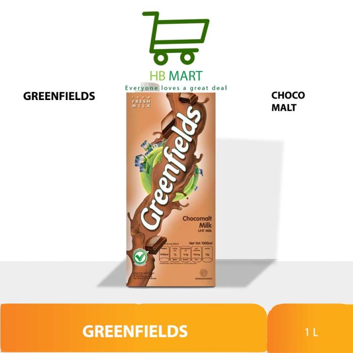 Greenfields UHT Choco Malt 1 Liter | Lazada Indonesia