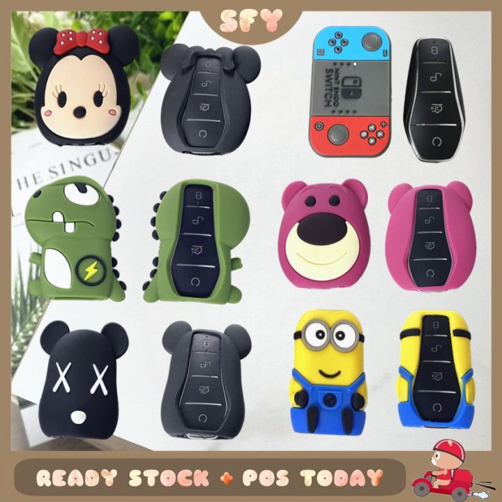 BYD ATTO 3 BYD Dolphin Key Fob Cover Accessories BYD ATTO 3 Chrome TPU ...