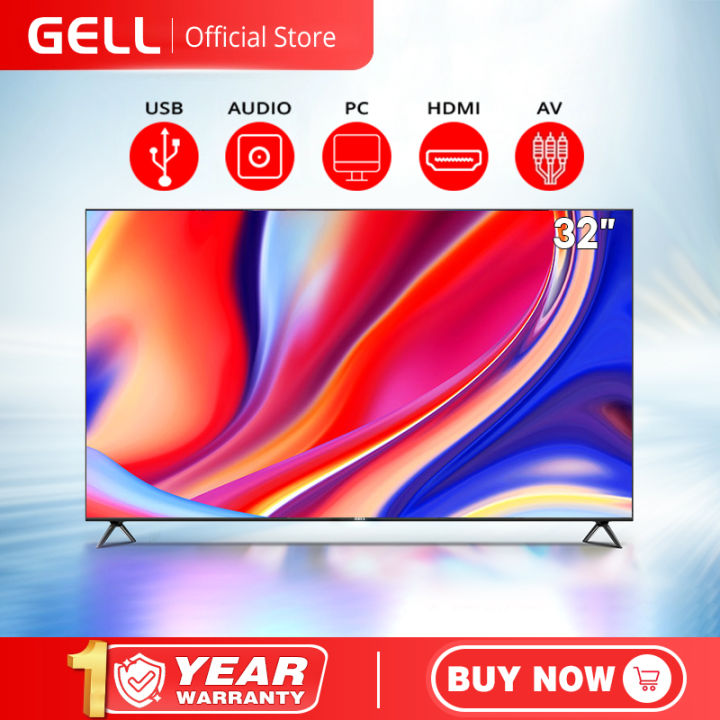 GELL 32/24 inch LED tv flar screen HD television home applainces on ...