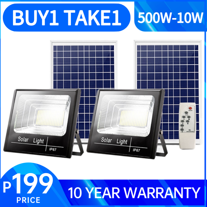 A-Led Solar Lights Outdoor Waterproof Flood Light Solar Panel Solar ...