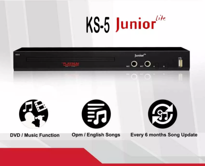 The platinum KS -5 Karaoke Videoke Player W/21,000++Songs with Songbook ...