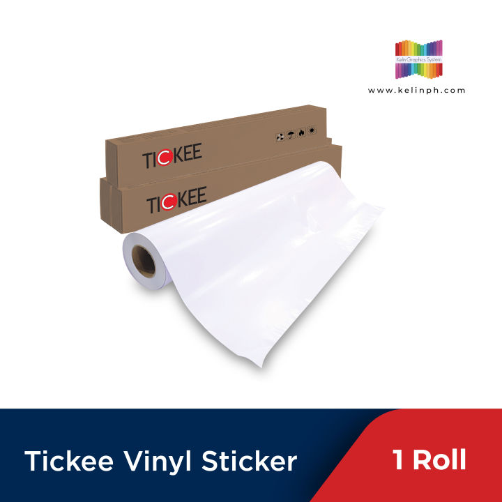 KGS Tickee TK50 Printable Vinyl Sticker | 164ft x 3.5ft | Matte ...