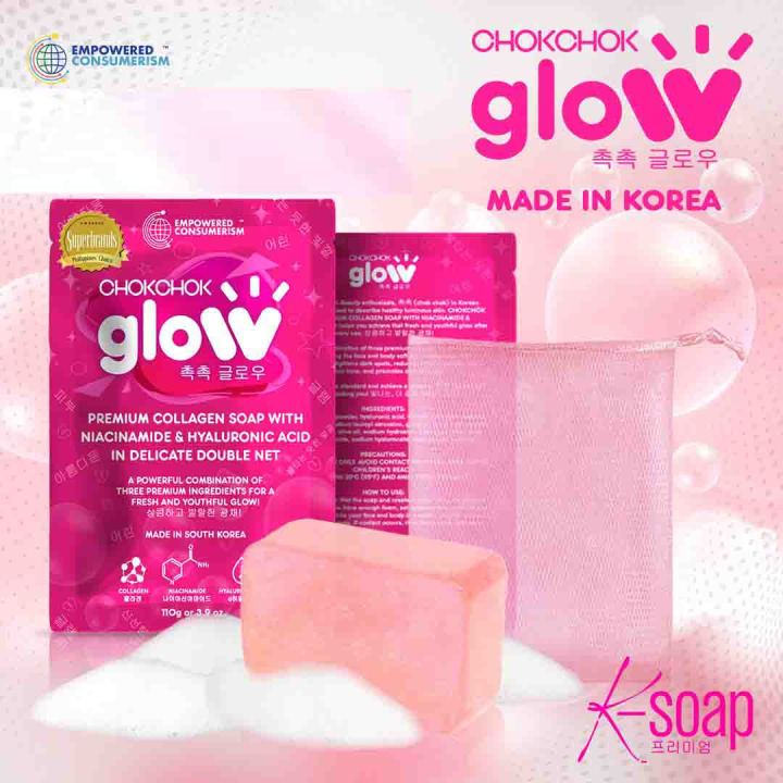 CHOKCHOK GLOW Korean Premium Collagen soap | Lazada PH