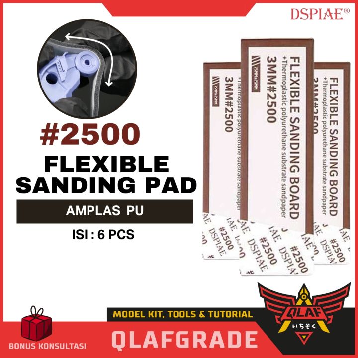 Flexible Sanding Pad grit 2500 DSPIAE amplas Sanding Board FS-2500 ...
