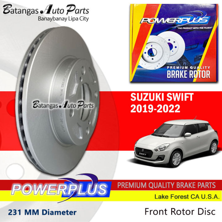 FRONT ROTOR DISC SUZUKI SWIFT 2019-2022 POWERPLUS 231MM | Lazada PH