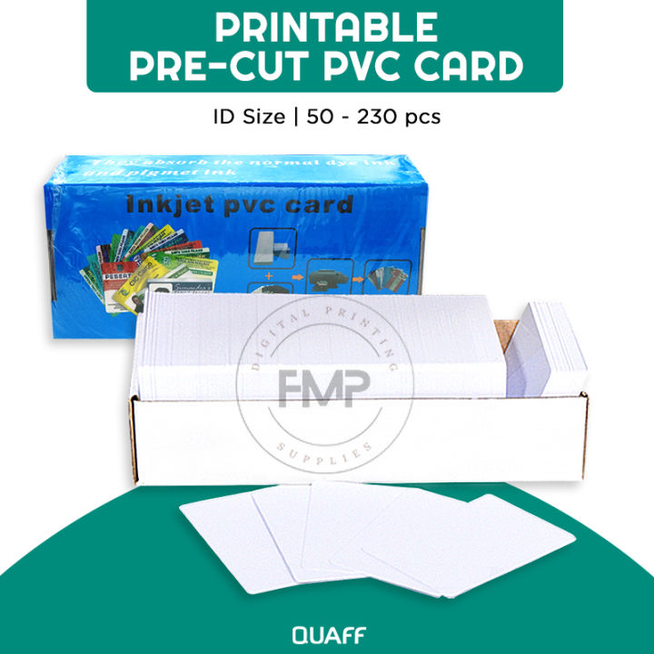 FMP Printable PVC Pre-Cut Cards for Direct ID Printing | Lazada PH