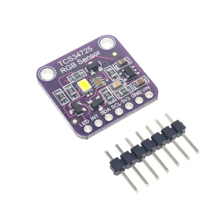 TCS34725 RGB Color Sensor with IR Filter and White LED for Arduino UNO ...