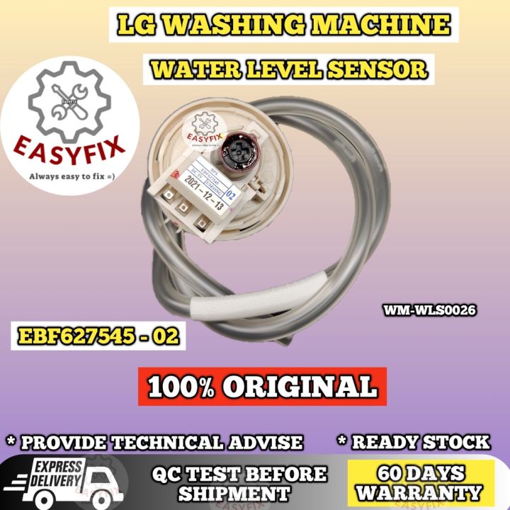 EBF627545 02 (ORIGINAL!!) LG WATER LEVEL SENSOR WASHING MACHINE AIR ...
