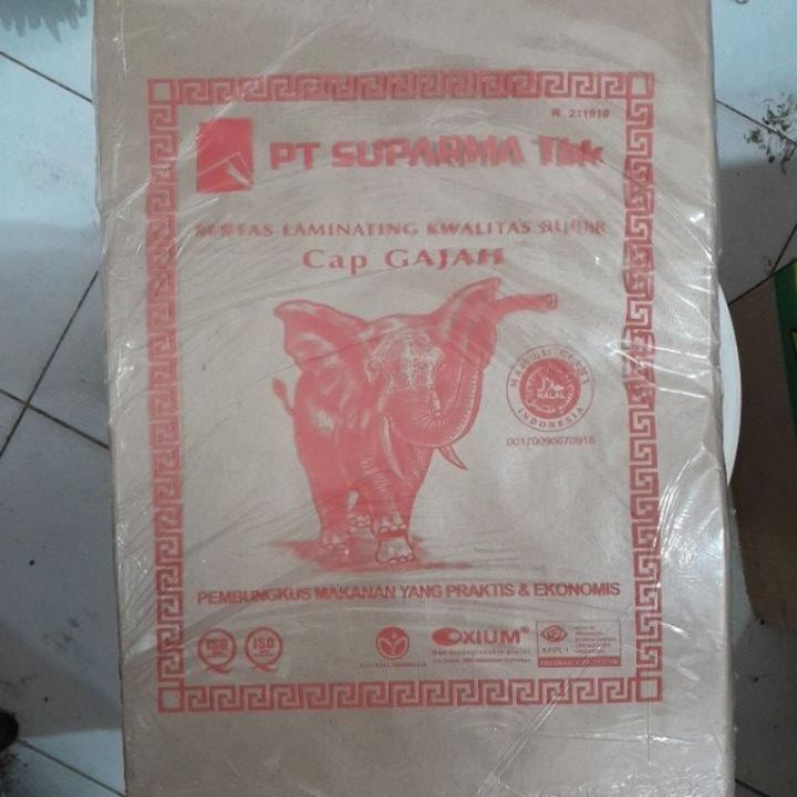 kertas nasi cap gajah isi 250 lembar | Lazada Indonesia