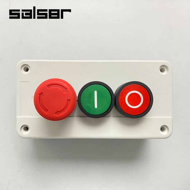 Start Stop NC Emergency Stop NO Red Green Control Electric Circuit 600V ...
