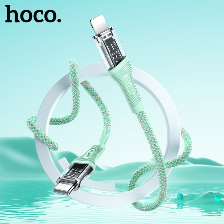 HOCO U111 iP Transparent Discovery Edition PD 20W USB C Cable for ...