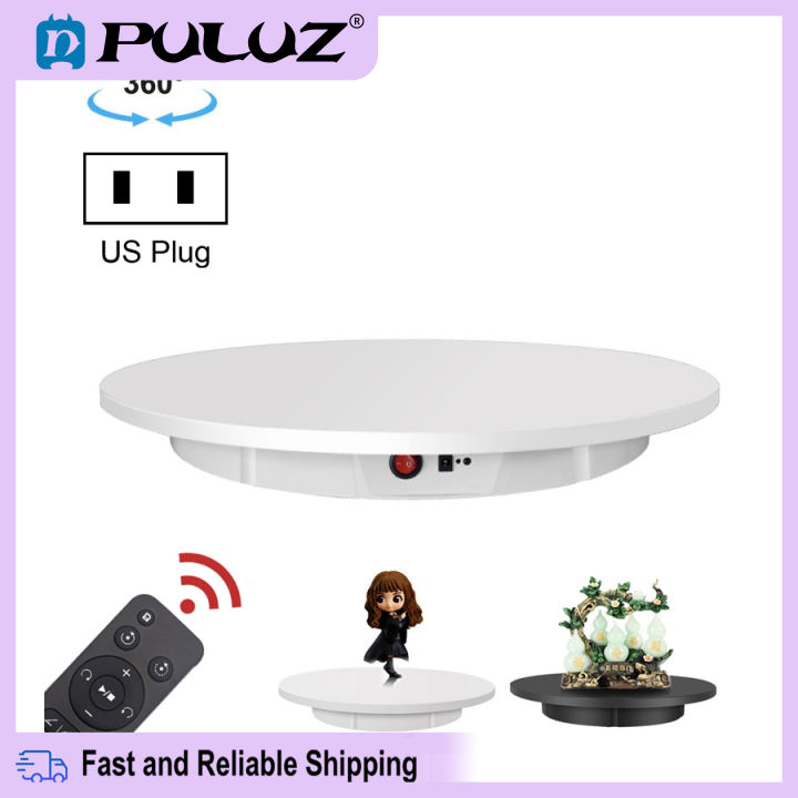 PULUZ 60cm Electric Rotating Display Stand Props Turntable, Load: 100kg ...