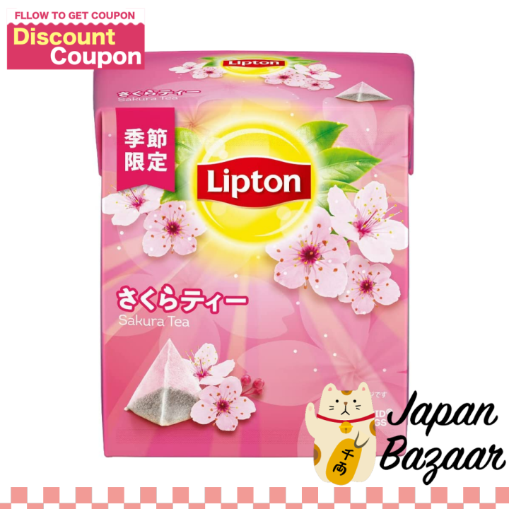 【Japan Limited】Lipton Black Tea Sakura Tea 12 Teabags | Lazada