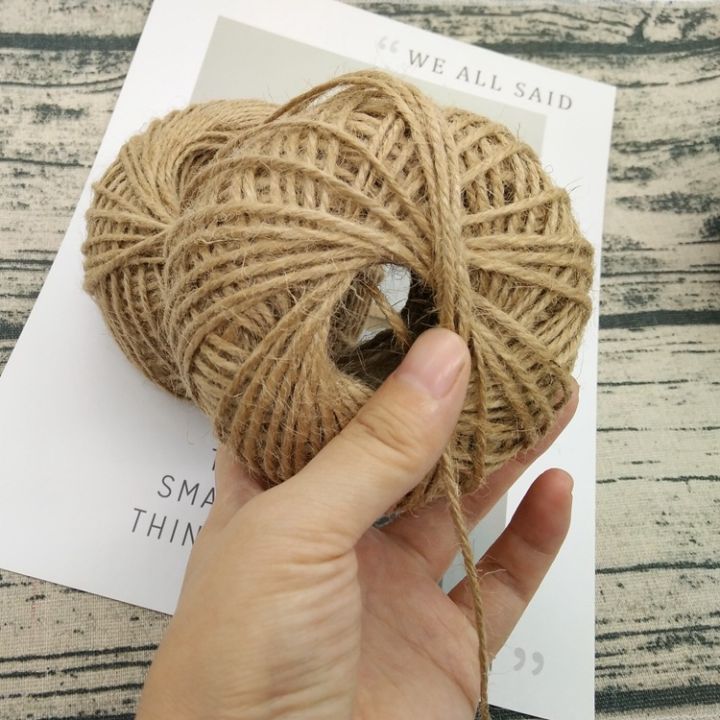 [2mm] Natural raw linen DIY Handicraft materials Hemp rope Jute rope ...