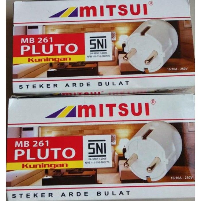 colokan listrik arde/steker arde mitsui pluto kuningan | Lazada Indonesia