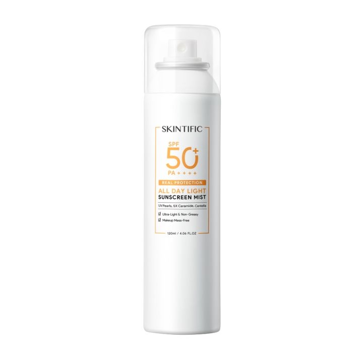 Skintific-All Day Light Sunscreen Mist Spf 50 Pa++++-120Ml สกินทิฟิค ออ ...