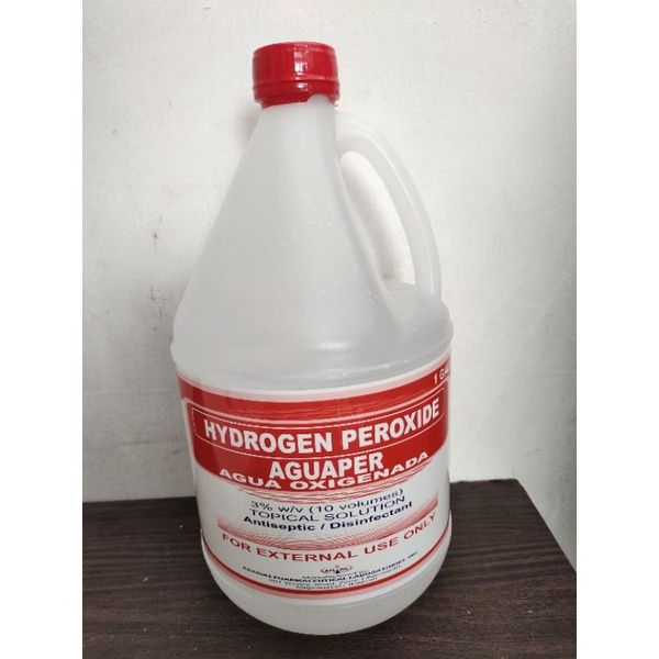 Hydrogen Peroxide 3% 1 gal. (Aguaper/J.chemie) | Lazada PH
