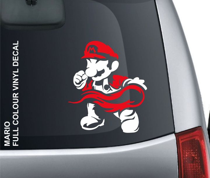 Sticker Cutting Super Mario Game Mobil Motor | Lazada Indonesia