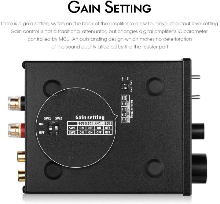 Nobsound G2ซับวูฟเฟอร์เพาเวอร์แอมป์มินิโมโนซับแอมป์100วัตต์ PBTL สะพานโฮมเธียเตอร์ | Lazada.co.th