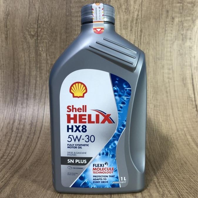 Oli Mesin Shell Helix Hx8 5W-30 1 Liter -Oli Mobil Full Synthetic Sae ...