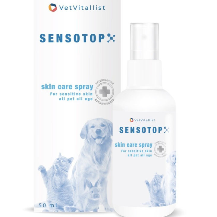 🌟🐾 Sensotop spray สำหรับพ่นผิวหนังสัตว์เลี้ยง โรคผิวหนังติดเชื้อ 🌟🐾 ...