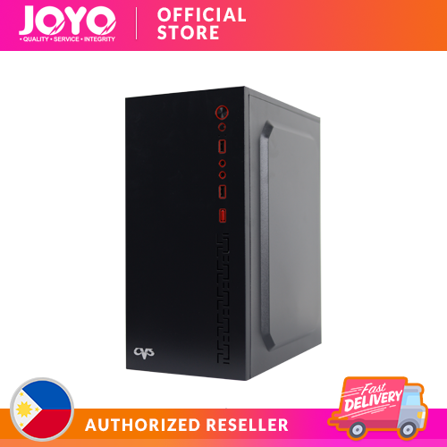 CVS 1722 COMPUTER CASE WITH 750W PSU - 120MM FAN/FLAT CABLES/BLACK (M ...