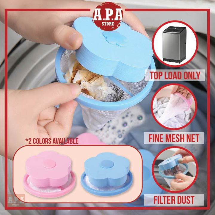 APA Washing Machine Flower Net Filter Mesh Bag Float Laundry Ball ...