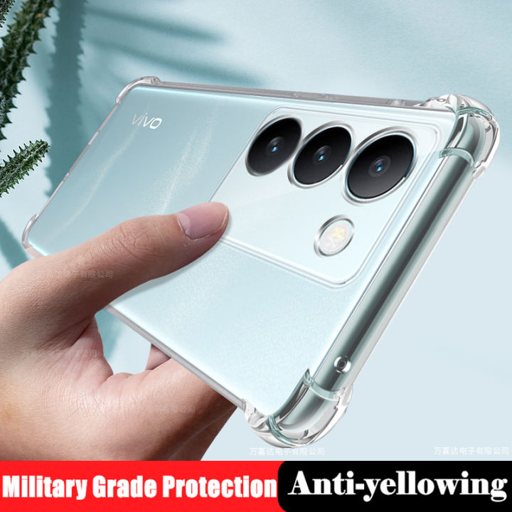 ฝาหลังกันสีเหลืองเจลซิลิโคนเหลวใส V2327ยืดหยุ่นได้5ก. สำหรับ Y100 Vivo ...