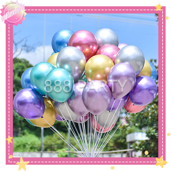 Halo Party 36pcs/set Balloon Set Foil Curtain Latex Balloons Birthday ...