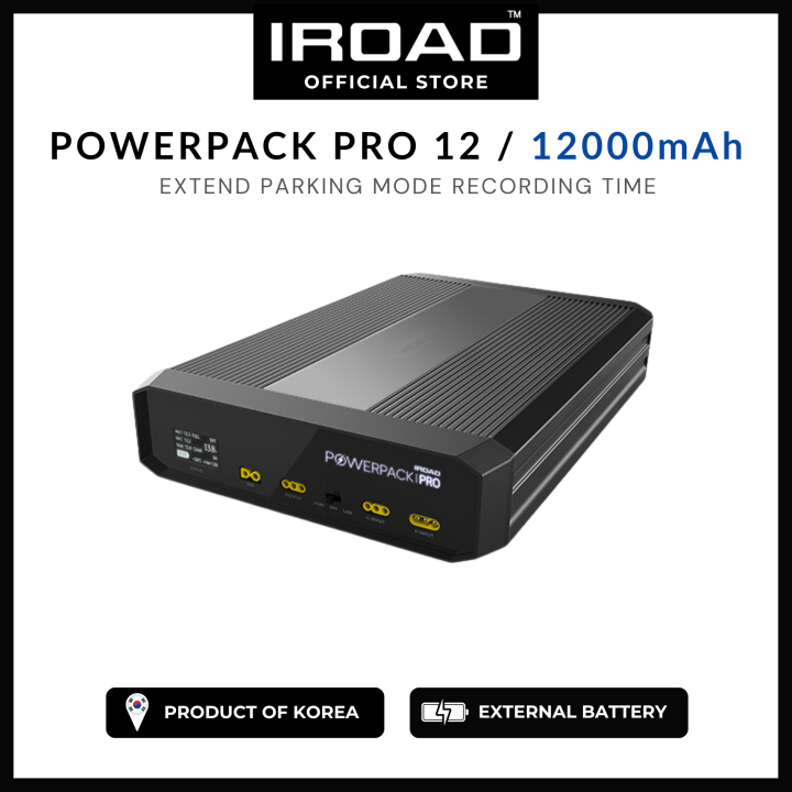 IROAD POWER PACK PRO 12 EXTERNAL BATTERY | Lazada