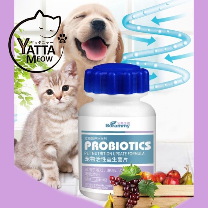 BORAMMY Pet Probiotics Supplement Tambahan Probiotik haiwan kesayangan ...