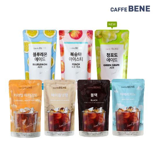CAFFE BENE/DELAFFE/ICE TALK/CANTABILE/JARDIN KOREAN TRENDING POUCH ...