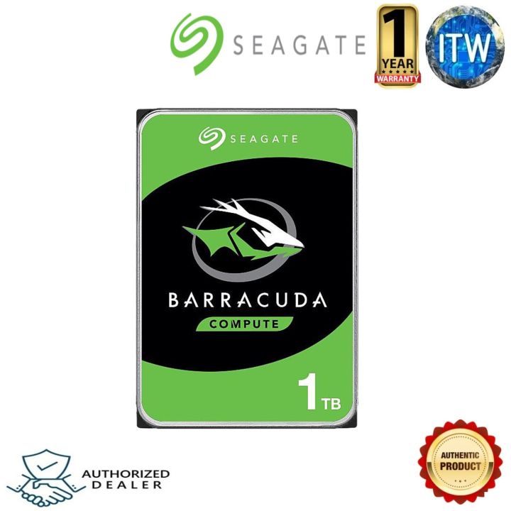 Seagate BarraCuda ST1000DM010 1TB 7200 RPM 64MB Cache SATA 6.0Gb/s 3.5" Internal Hard Drive HDD ...