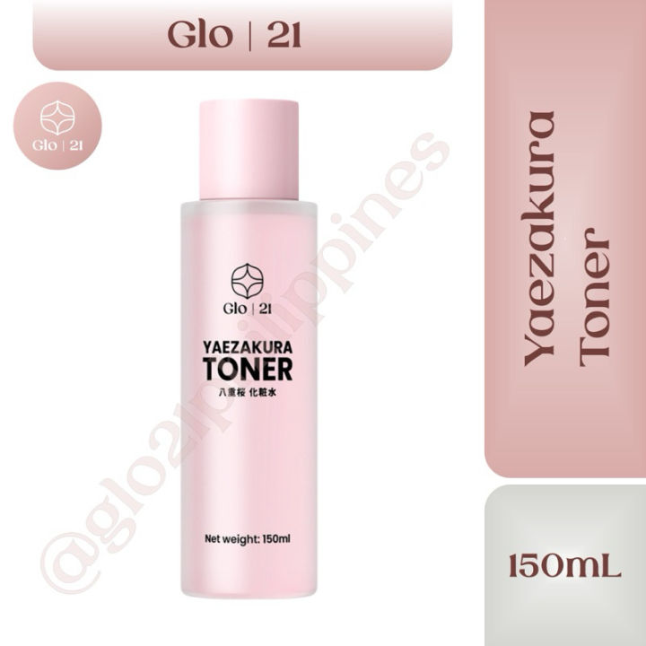 COD (WITH FREEBIE) Glo21 Yaezakura Toner Hydrating Whitening All Skin ...