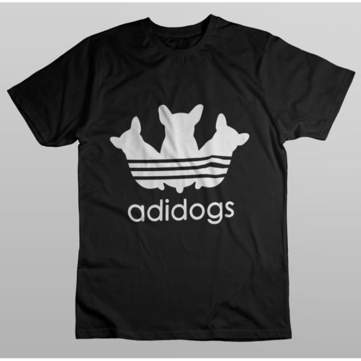เสื้อยืดสกรีนลาย เสื้อคำพูด เสื้อลายกวนๆ adidogs | Lazada.co.th