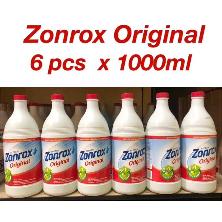 Zonrox Bleach Original Liter (6 pcs) | Lazada PH