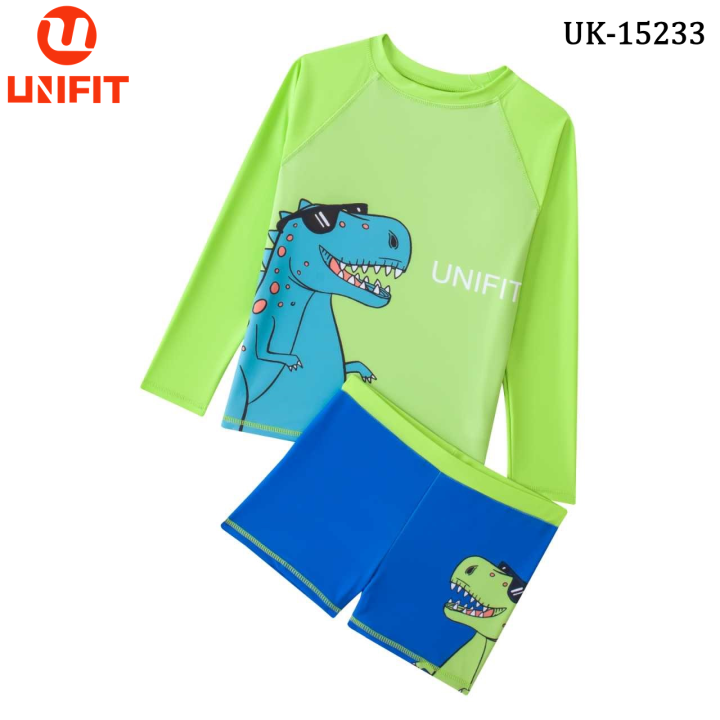 UNIFIT Kids Rush Guard Terno Swimming Attire Boys UK-15233 | Lazada PH